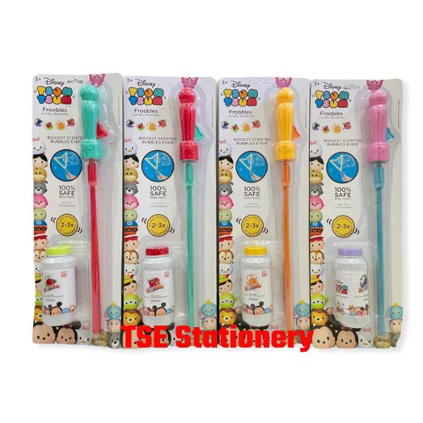 EMCO Froobles Jumbo Bubbles Disney Tsum Tsum Bubble Toy Mainan Bubble ...