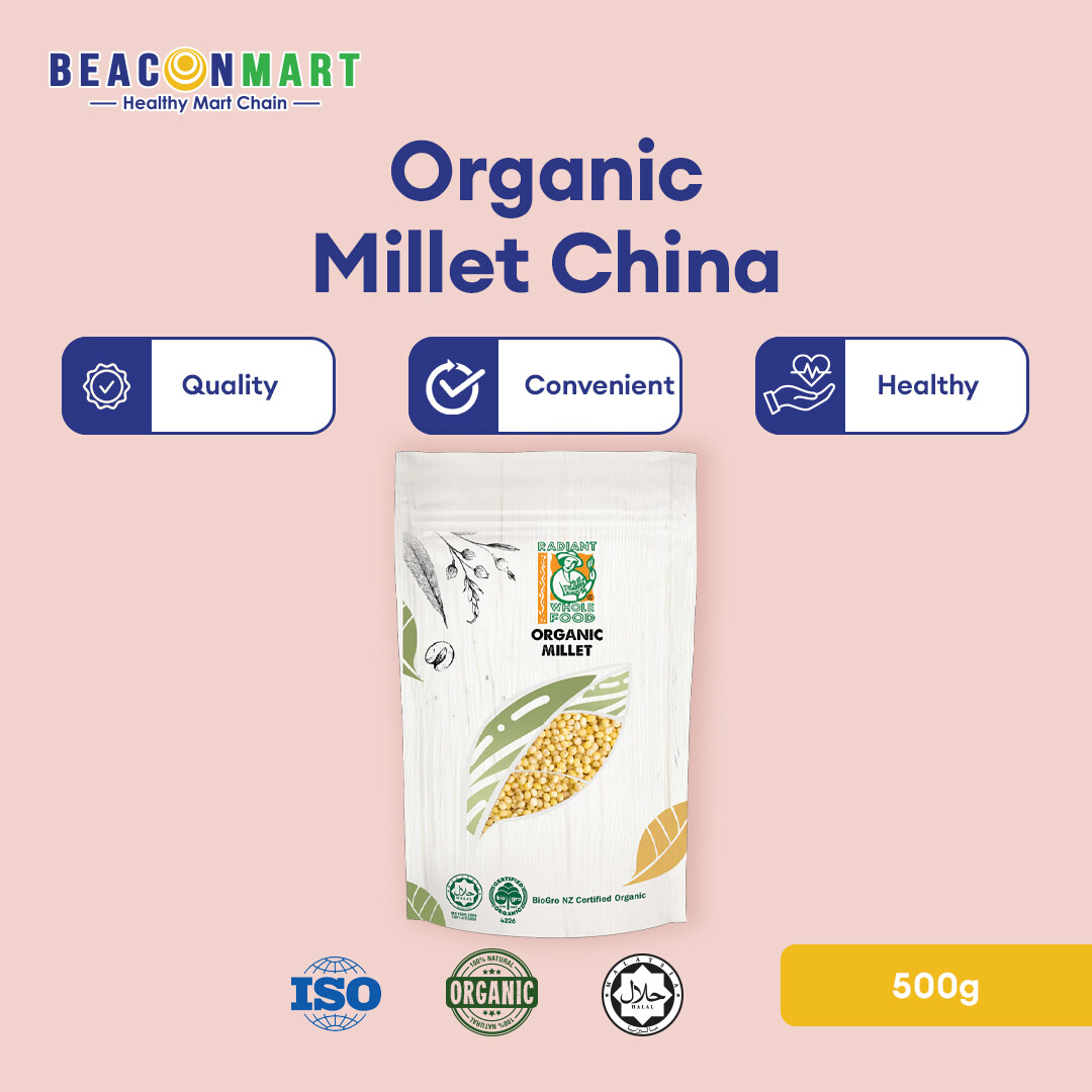 [Beacon Mart - Radiant ] Organic Millet China | Non-Glutinous | 有机小米 ...