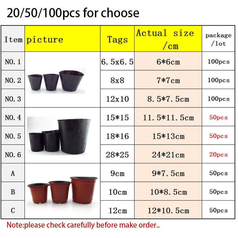 6/8/12cm Plant Grow Pot Gardening Nursery Cups Planter Starters Garden ...