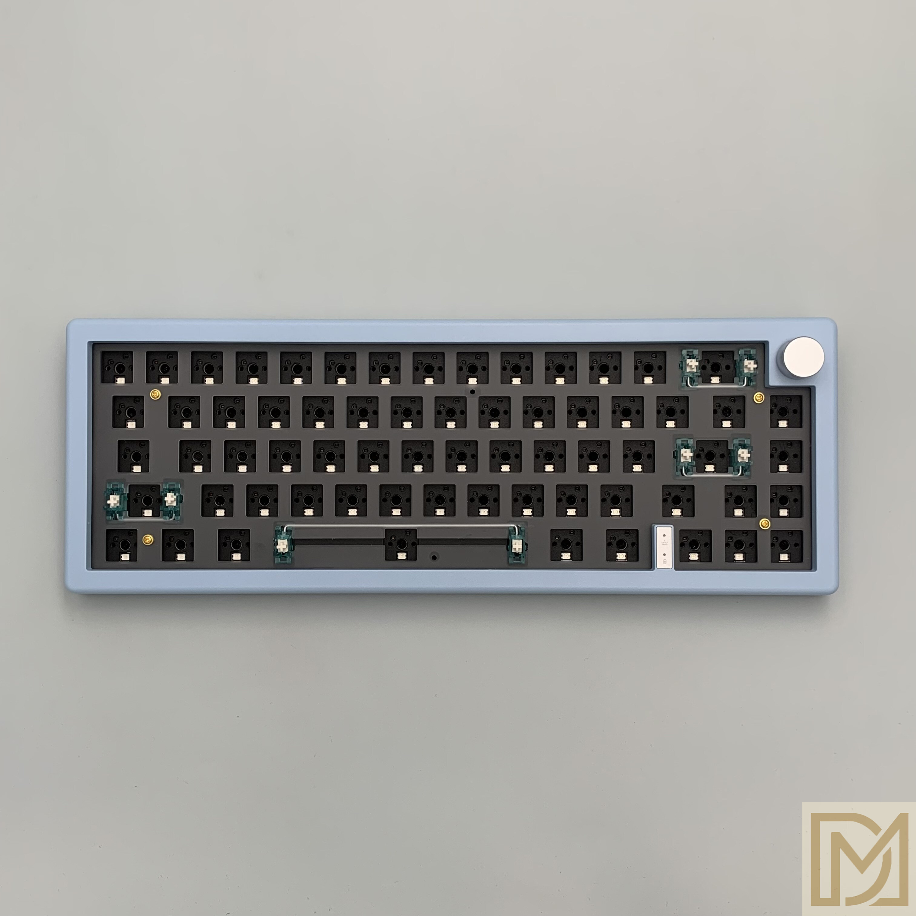 ESC66 GMK67 Keyboard Kit 65% Barebone Gasket RGB with Knob 3 Modes ...