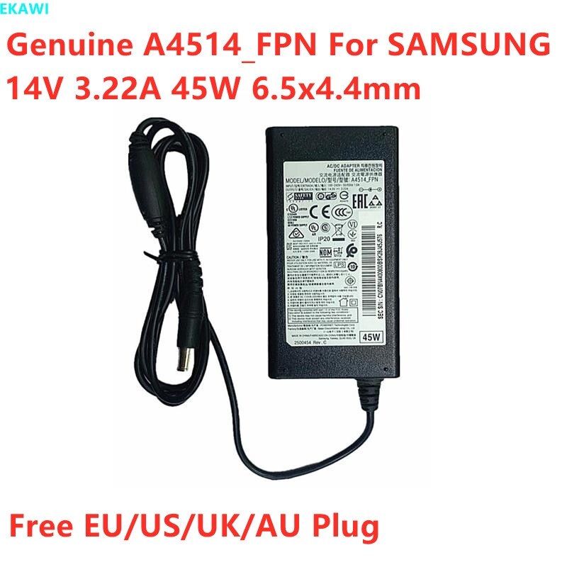 Original-2022 New♣ Genuine A4514 FPN 45W AC Adapter Charger For SAMSUNG ...