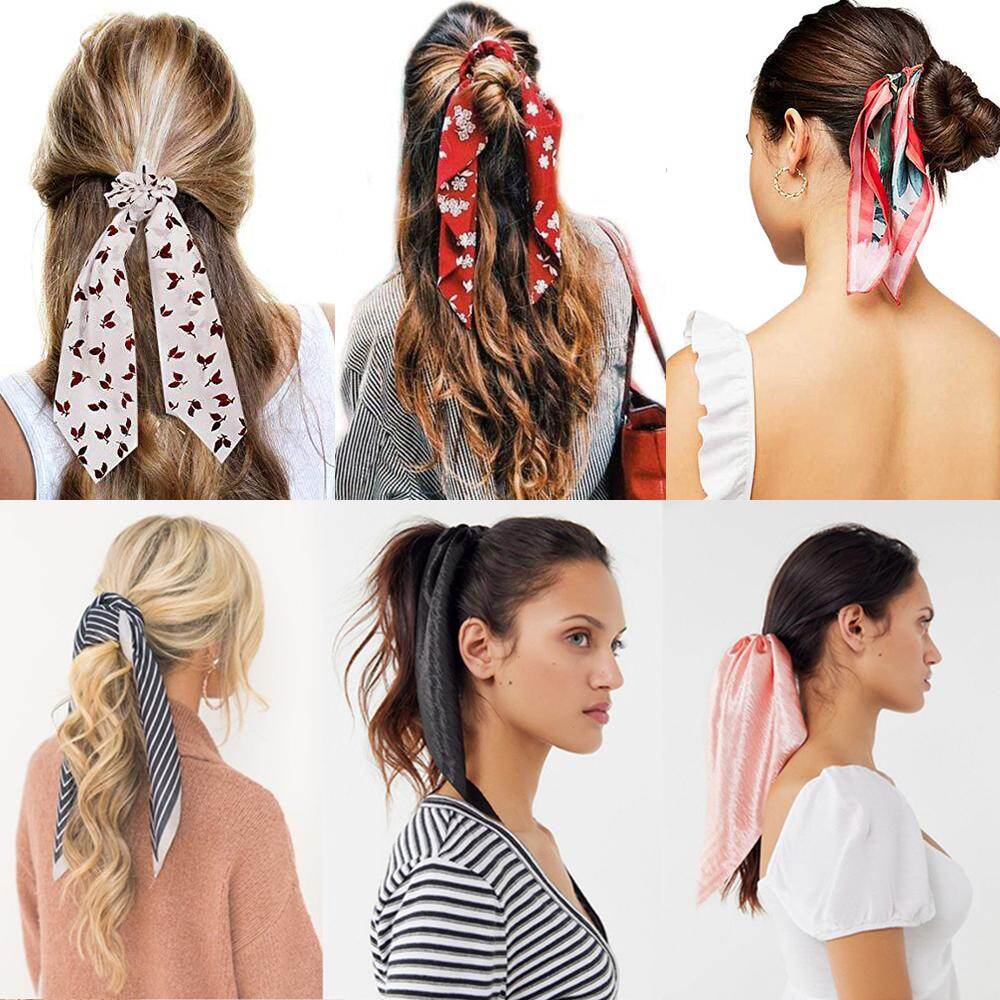 1* Fashion Hair Accessories Rubber Ropes Elastic Hair Rope Ponytail ...