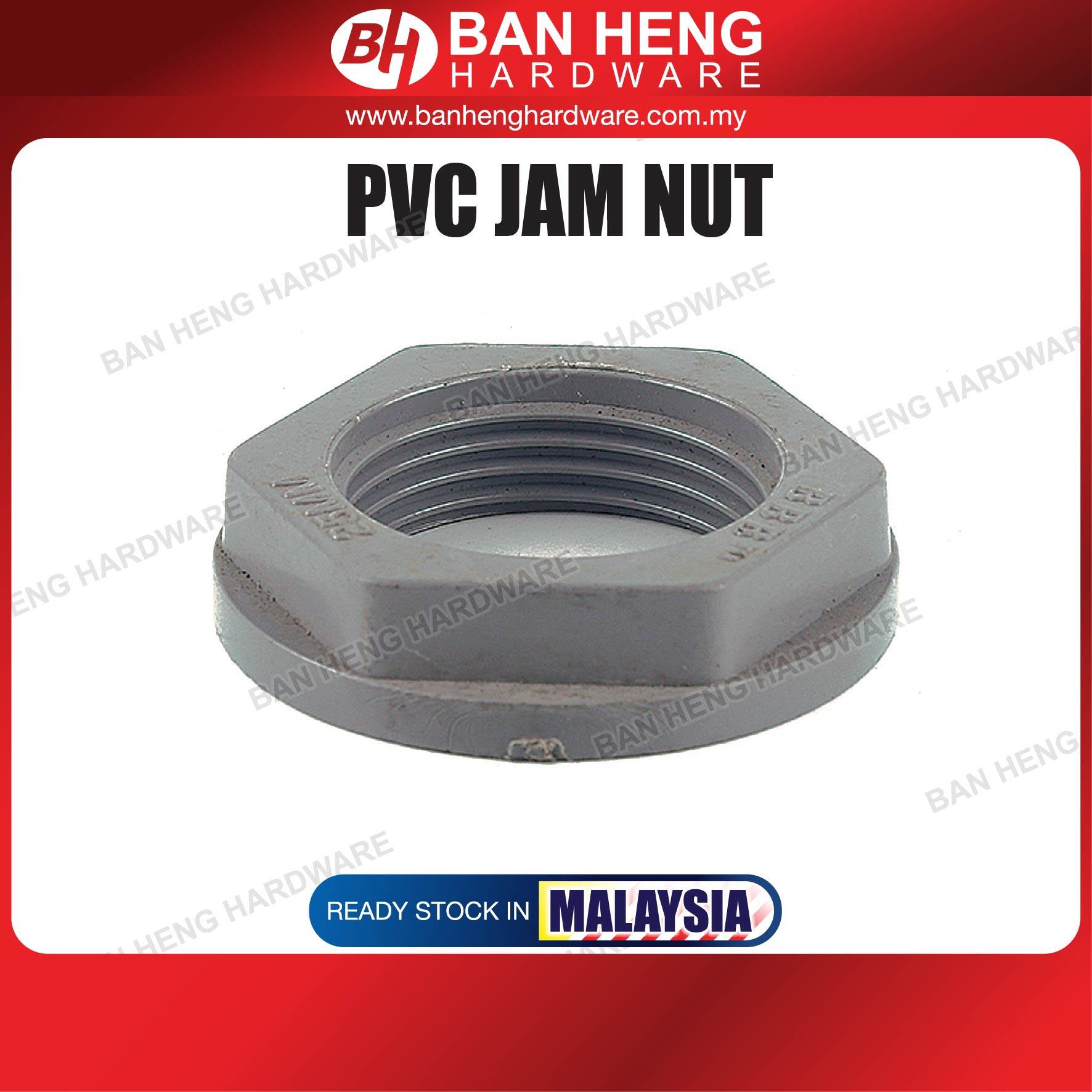 PVC FITTING CONNECTOR 15, 20, 25, 32, 40, 50MM PVC JAM NUT | Lazada