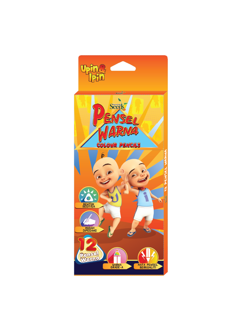 TOAD BOOK : UPIN IPIN COLOUR PENCIL | Lazada