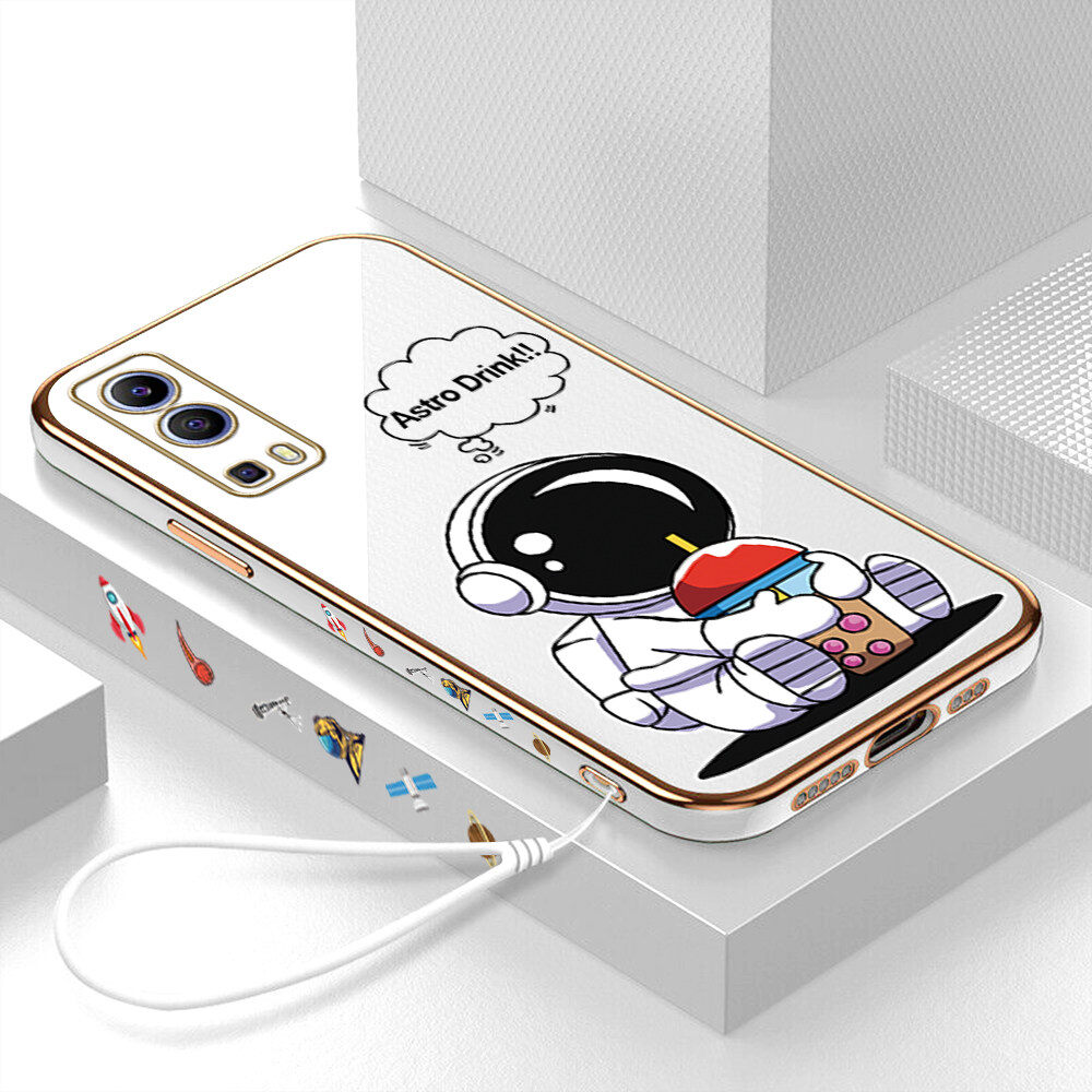 VIVO Y20กรณี VIVO Y20i โทรศัพท์กรณี VIVO Y20S ปลอกฟรี Lanyard + การ์ตูน ...