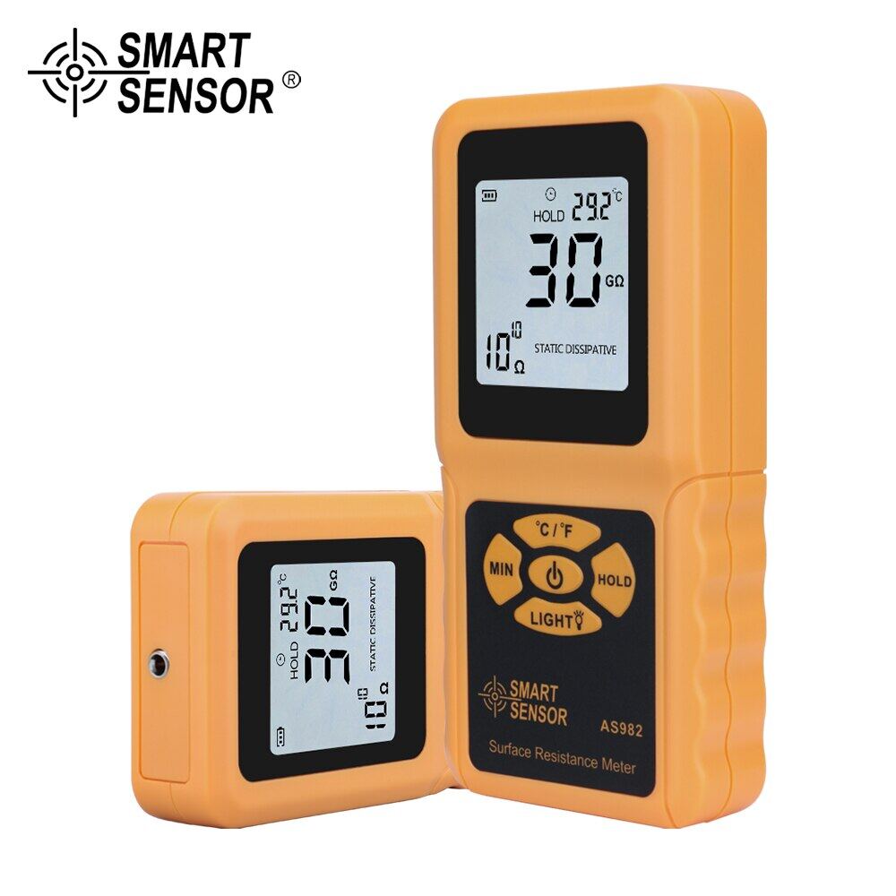 Smart Sensor Portable LCD Display Surface Resistance Meter Tester ... Smart Sensor Portable LCD Display Surface Resistance Meter Tester ...