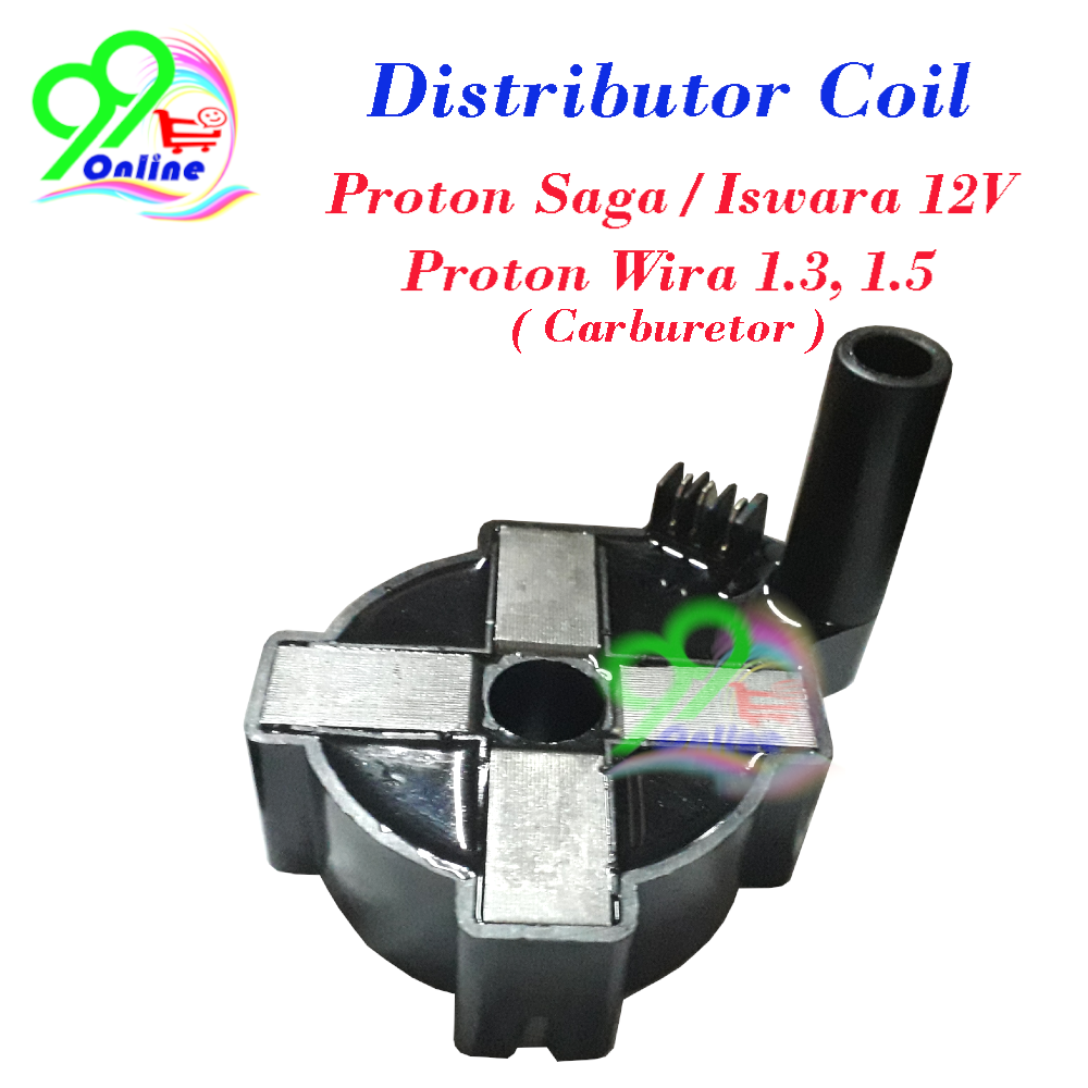 Distributor coil for Proton Saga / Iswara, Wira 1.3, 1.5cc ( Carburetor ...