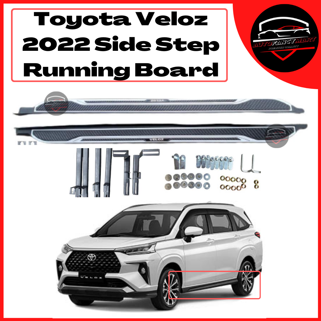 Toyota Veloz 2022 Side Step Running Board (Supports 200KG) | Lazada