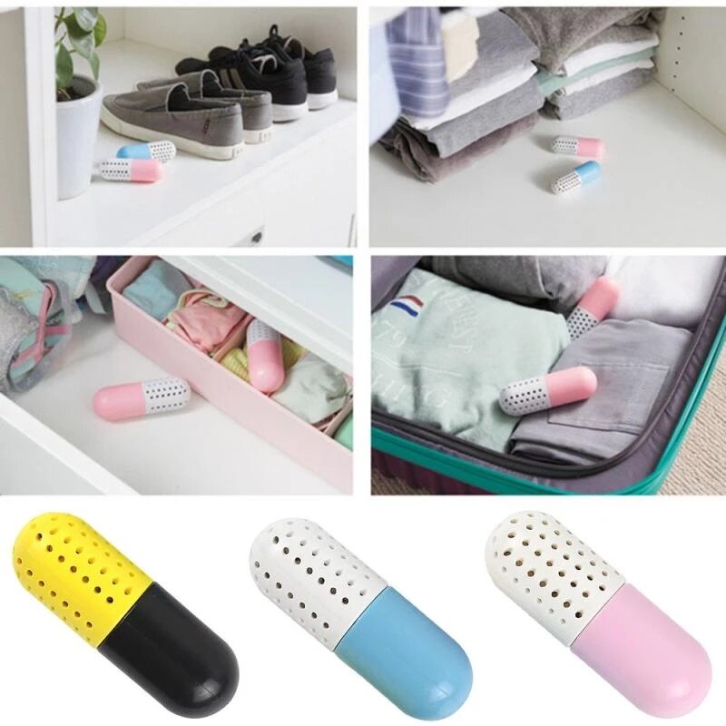We Flower 2PCs Sneaker Deodorant Capsule Portable Shoes Deodorizer Shoe Stink Sweat Odor Smell ...
