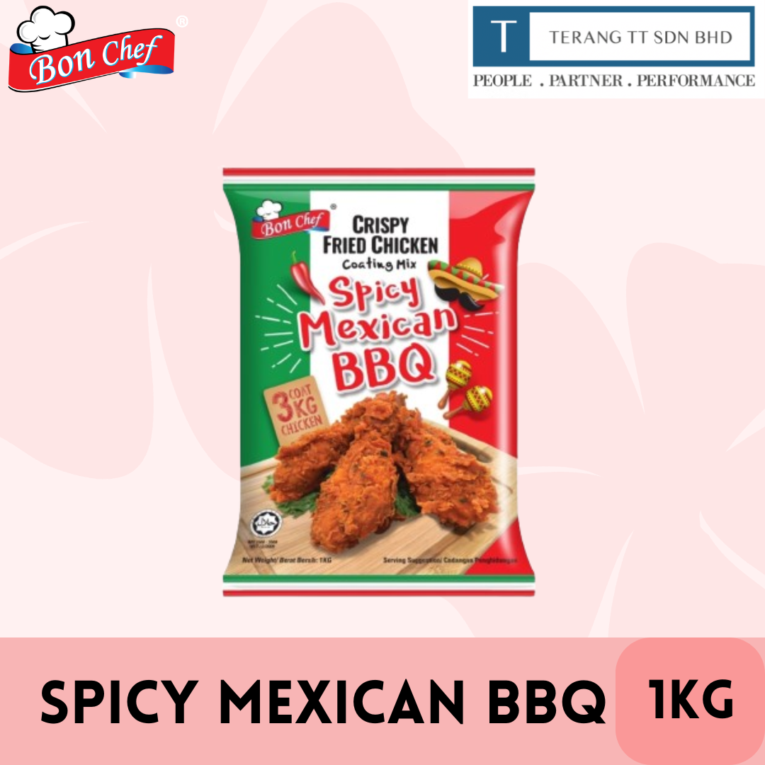 Bon Chef Crispy Fried Chicken Coating Mix Spicy BBQ Mexican 1KG | Lazada