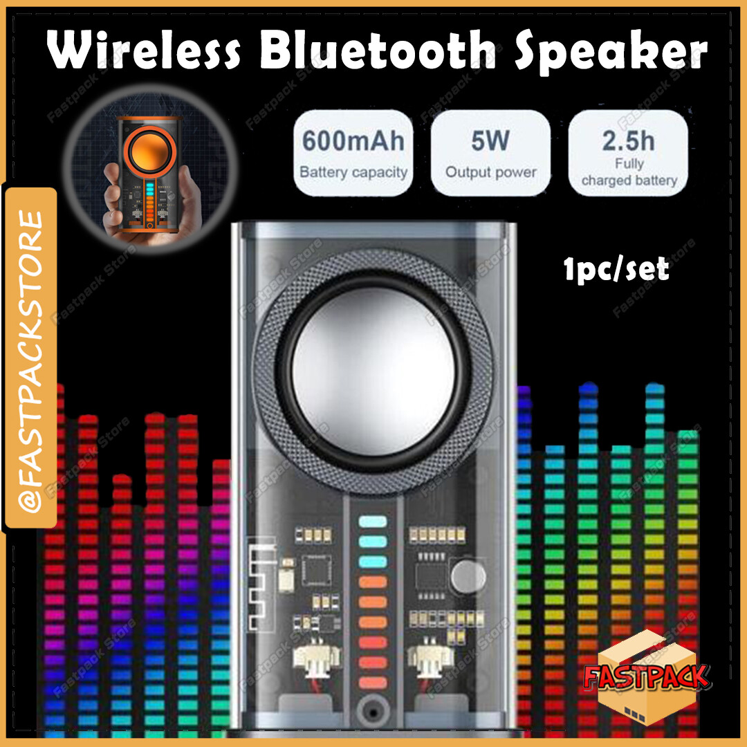 K07 Single Wireless Bluetooth 5.0 Speaker 5w Rhythm Breathing Light 3D ...