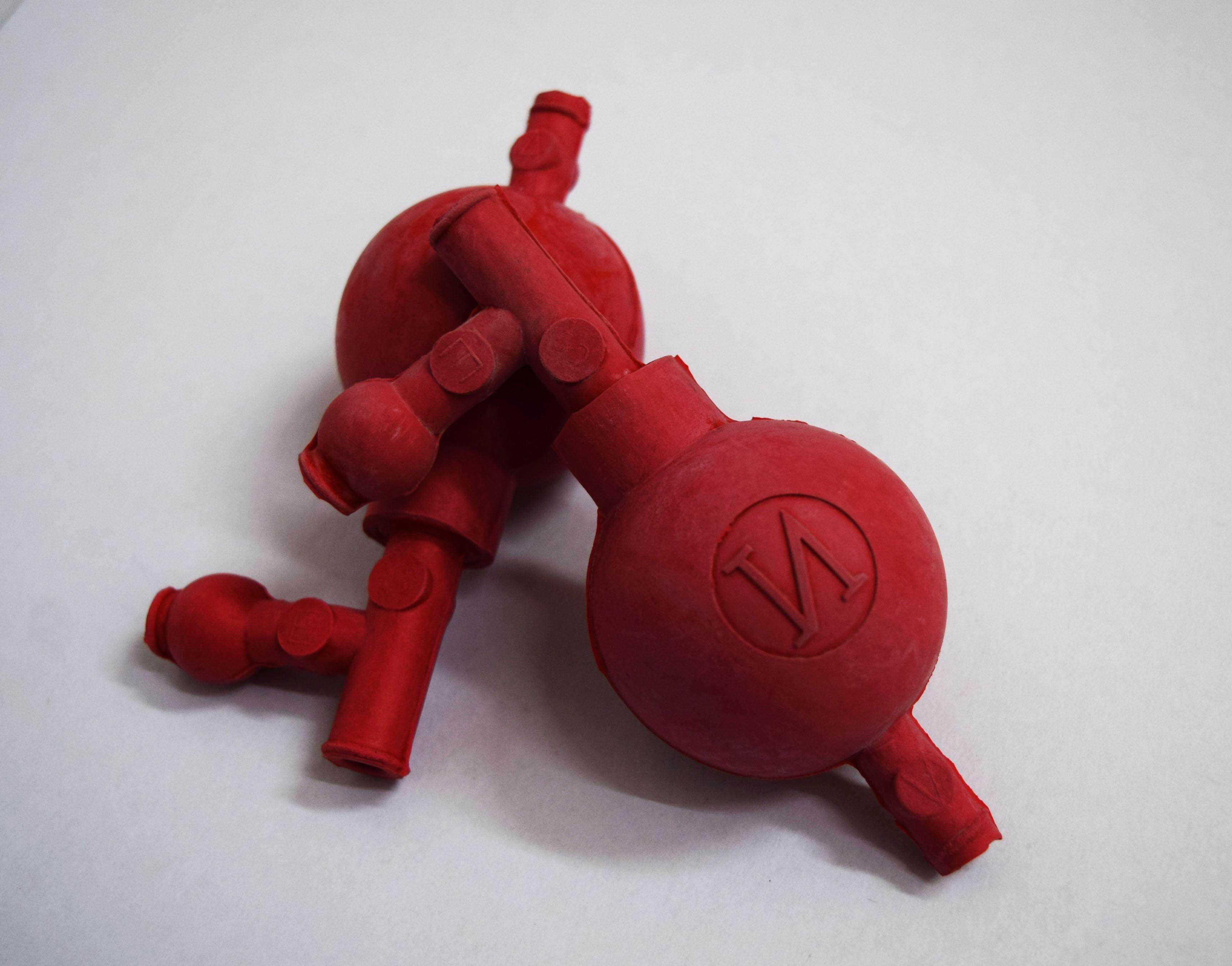 Bulb Pipette Filler, Red, Rubber, 25ml | Lazada