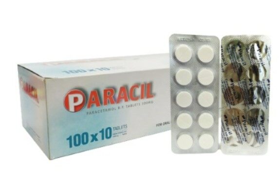 Paracil Tab 10's (paracetamol 500mg) (for fever&headache) | Lazada