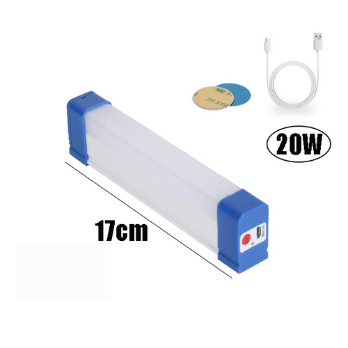 17CM-52CM LED Light Tube 30w/60w/80w Portable USB Rechargeable ...