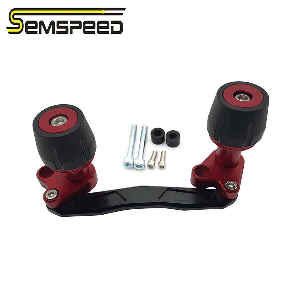 SEMSPEED รถจักรยานยนต์ล้อหลังไอเสีย Anti Slider Slider ป้องกัน Falling ...