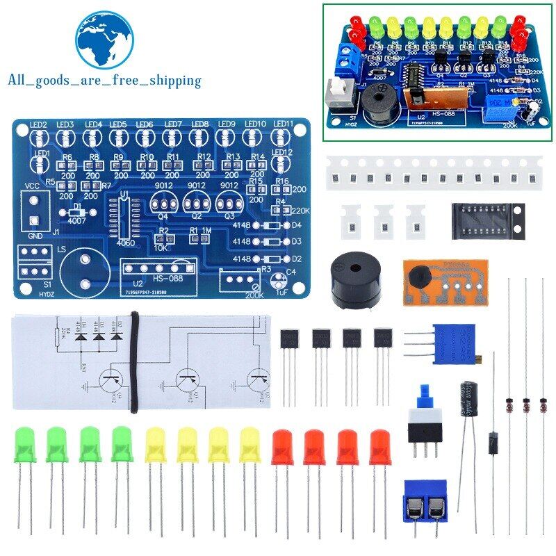 CD4060 SMD Music Lantern Circuit Welding Kit Dream Light Electronic DIY ...