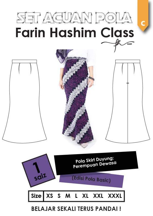 POLA BAJU KURUNG MODEN | POLA SKIRT DUYUNG ( EDISI POLA BASIC ) | POLA PAKAIAN | POLA BAJU ...