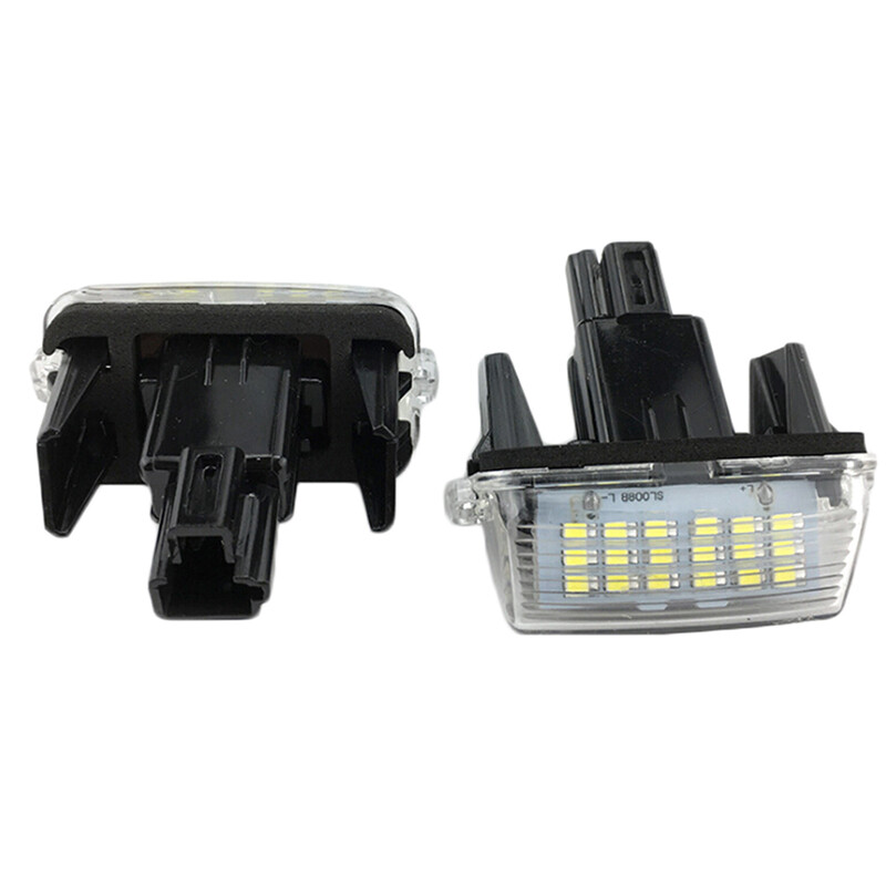 CHANGDA 2 PCS White LED License Plate Lights For Toyota Camry Yaris ...