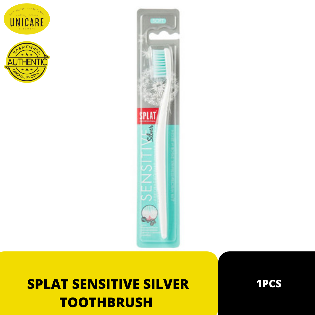 SPLAT SENSITIVE SILVER TOOTHBRUSH (1PCS) | Lazada