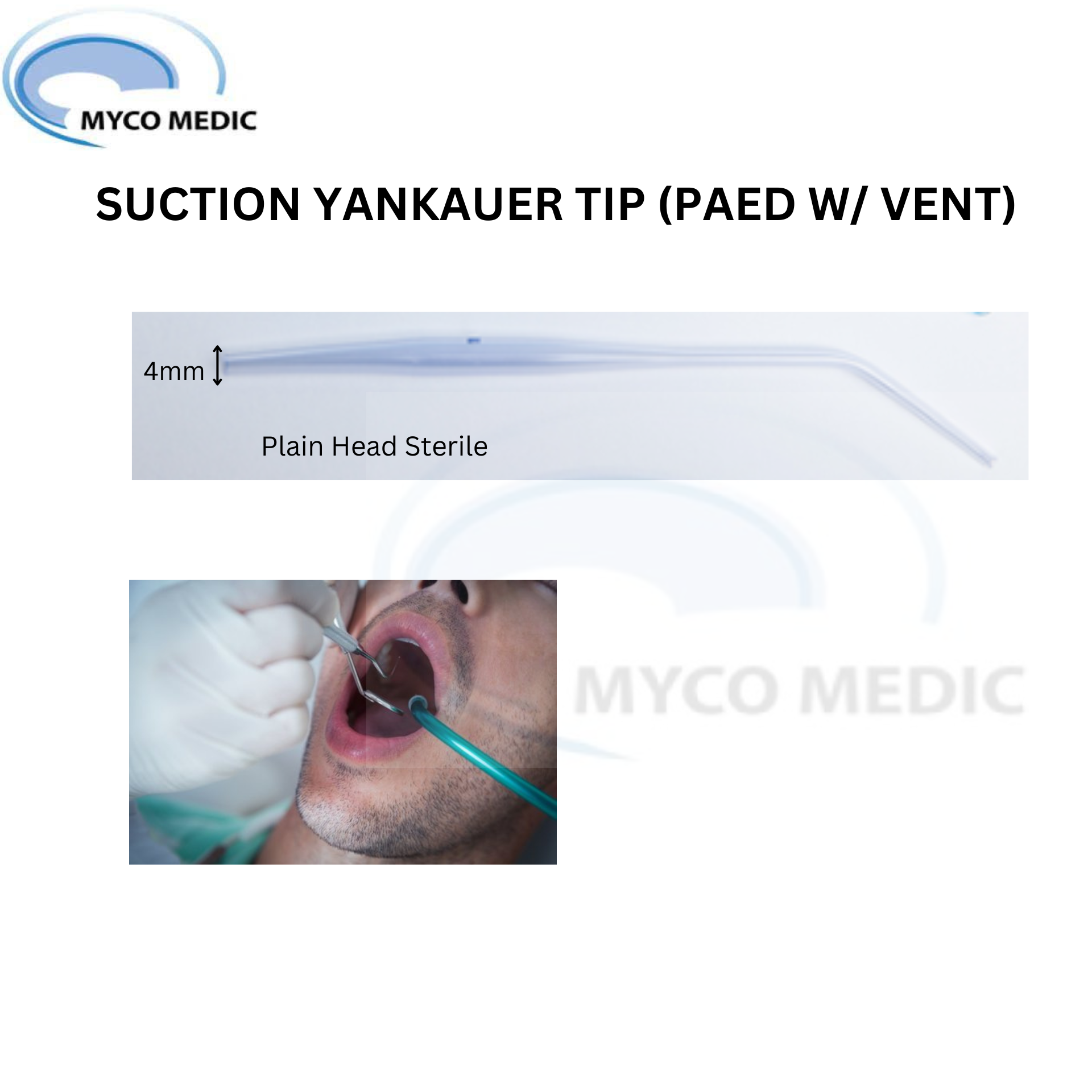 YANKAUER SUCTION TIP PAED W/VENT I STERILE I SINGLE USE | Lazada
