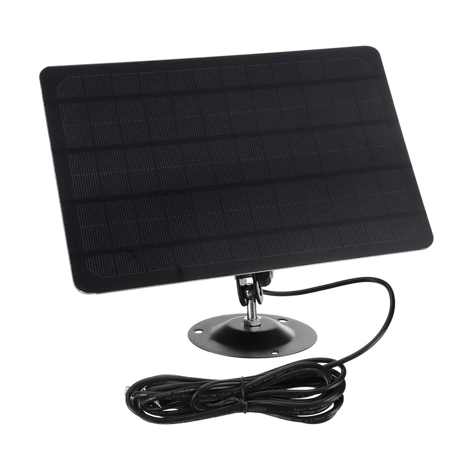 10W 5V Micro USB Solar Panel 2000mAh 360-degree Rotation Waterproof ...