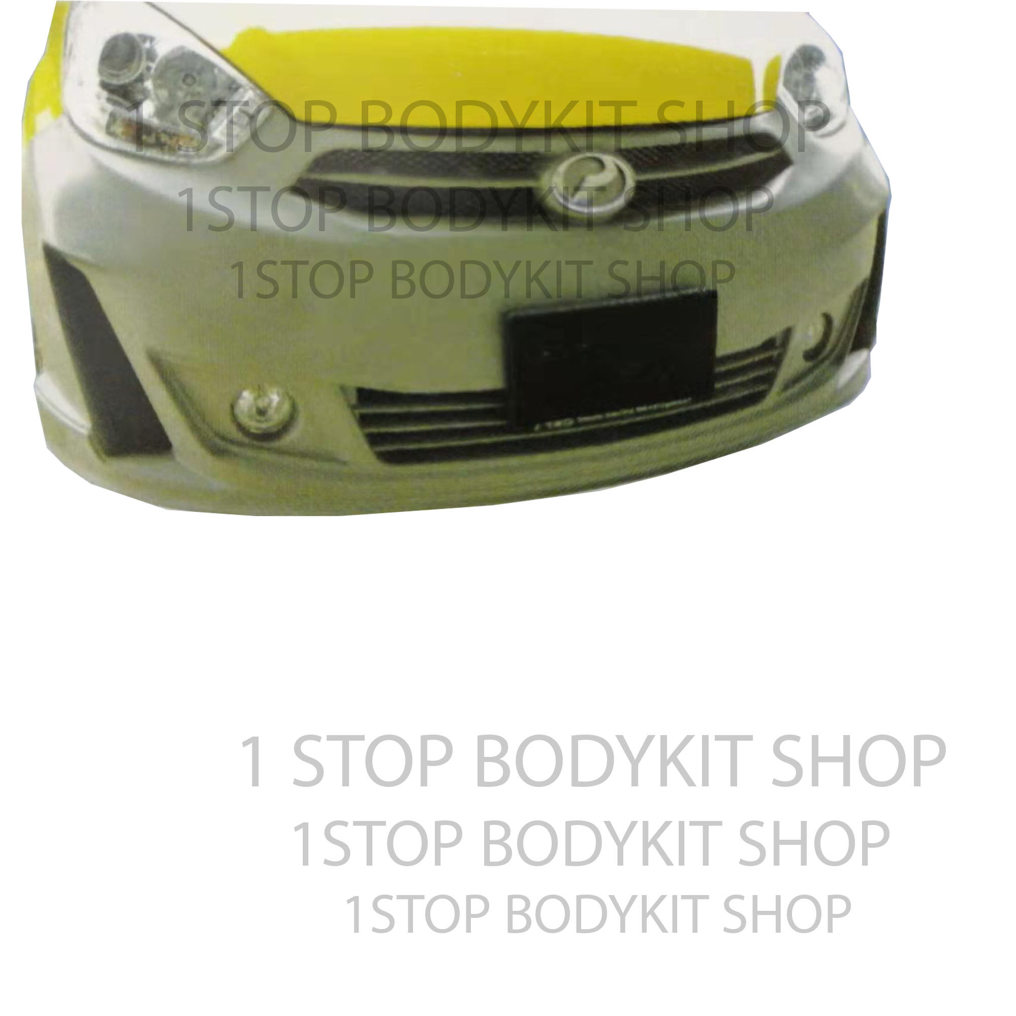 PERODUA MYVI '11 FRONT BUMPER WITH LAMP (BOLD) FIBER(FIBERGLASS)SKIRT ...