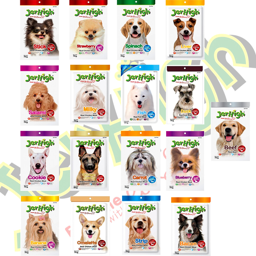 JerHigh Real Meat Dog Snack 50gm - 60gm | Lazada