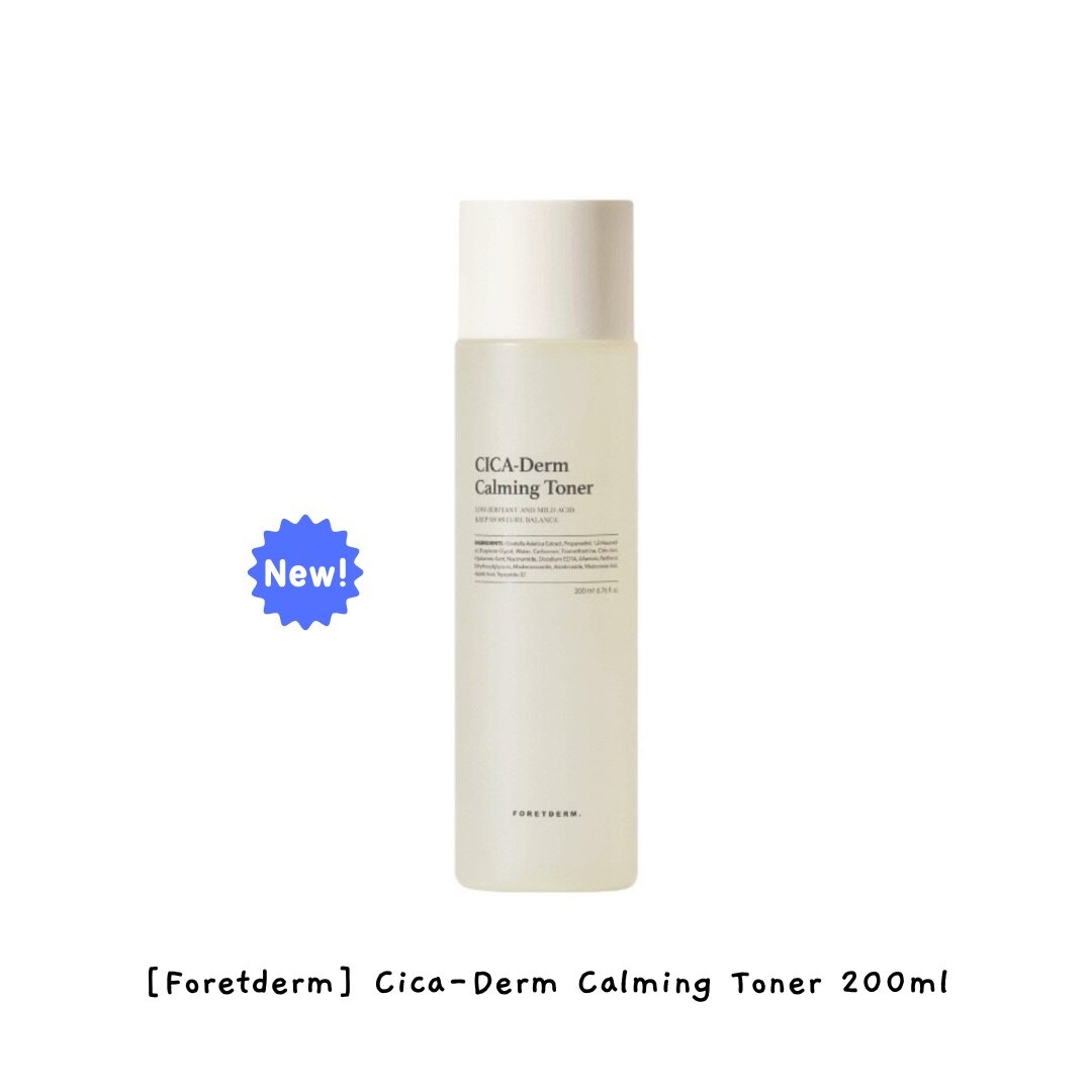 [Foretderm] Cica-Derm Calming Toner 200ml / k-beauty | Lazada PH