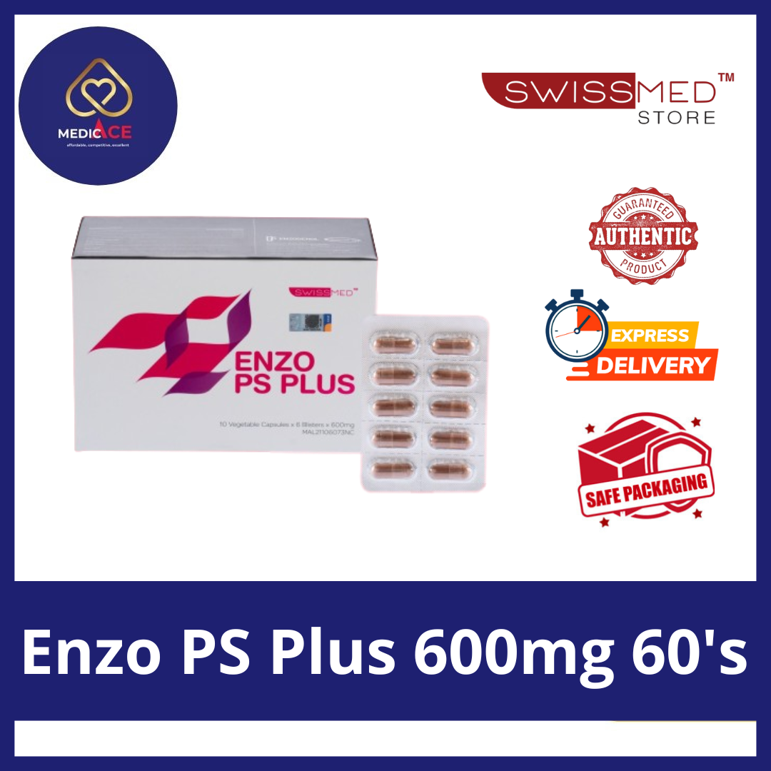 Swissmed Enzo PS Plus 600mg 60's (Exp: 03/2026) | Lazada