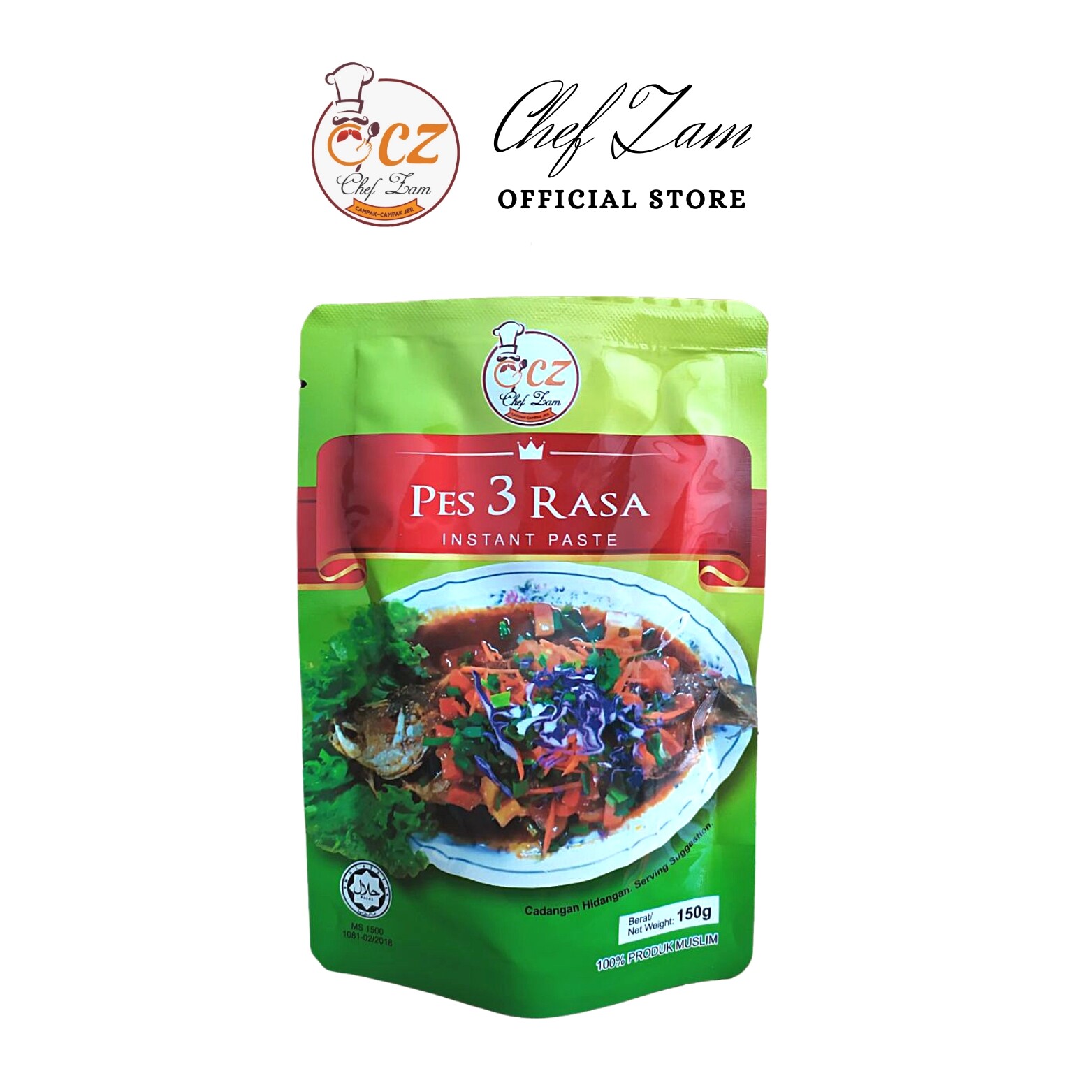CHEF ZAM Pes 3 Rasa (150Gram) | Lazada