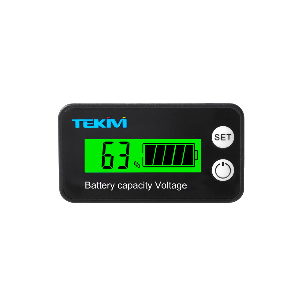 Aideepen 12V-72V Bat Capacity Indicator Voltmeter Testers with LCD ...