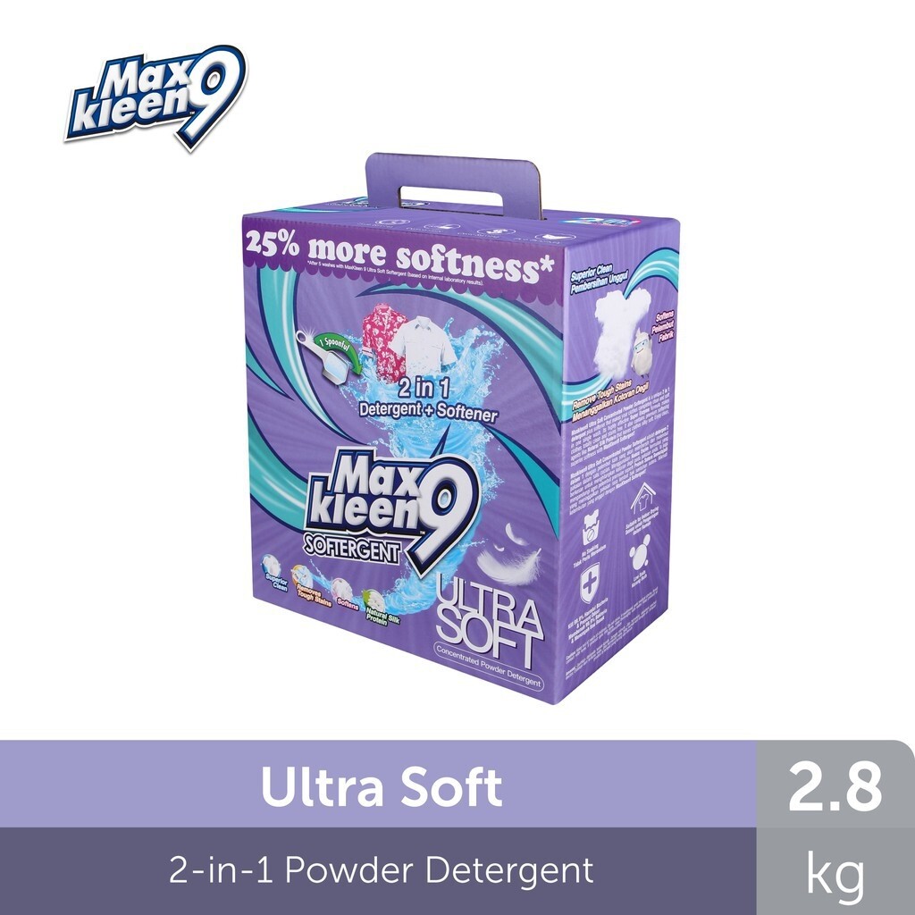 READYSTOCK MAXKLEEN 9 MAX KLEEN 9 Super Enzyme Powder Detergent 3.2KG 2 ...