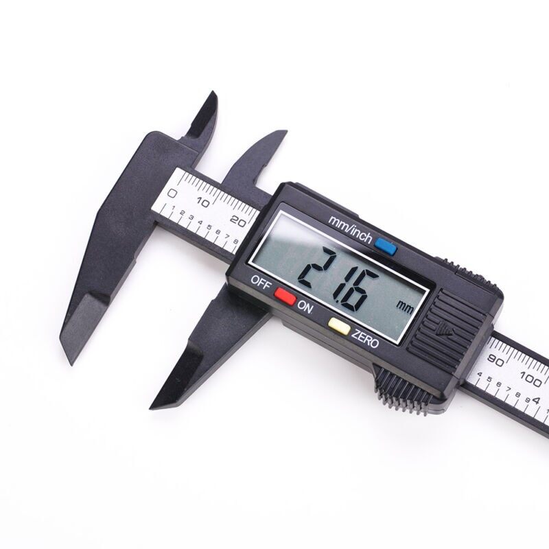 6Inche 150mm LCD Digital Vernier Caliper Micrometer Measure Tool Gauge ...