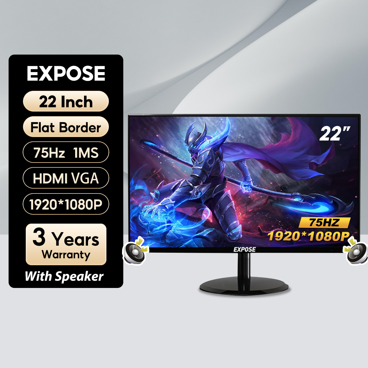 Monitor 24 inch Monitor PC 27 inch Gaming monitor PC EXPOSE 165HZ Flat ...