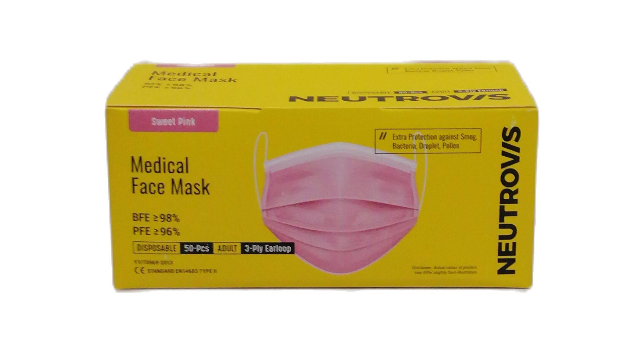 NEUTROVIS MEDICAL FACE MASK ORIGINAL (1 X 50 PIECES) - 3.3 SPECIAL ...