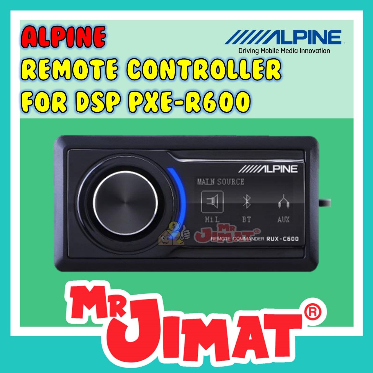 ALPINE REMOTE CONTROLLER FOR PXE-R600 DSP AMPLIFIER, RUX-C600 | Lazada