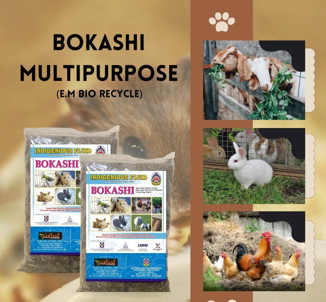 BOKASHI MULTIPURPOSE MAS HITAM (E.M BIO RECYCLE) | Lazada