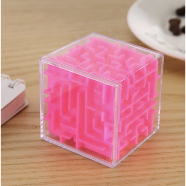 3D mini Maze Cube | six-sided puzzle speed cube rolling ball game cubos ...