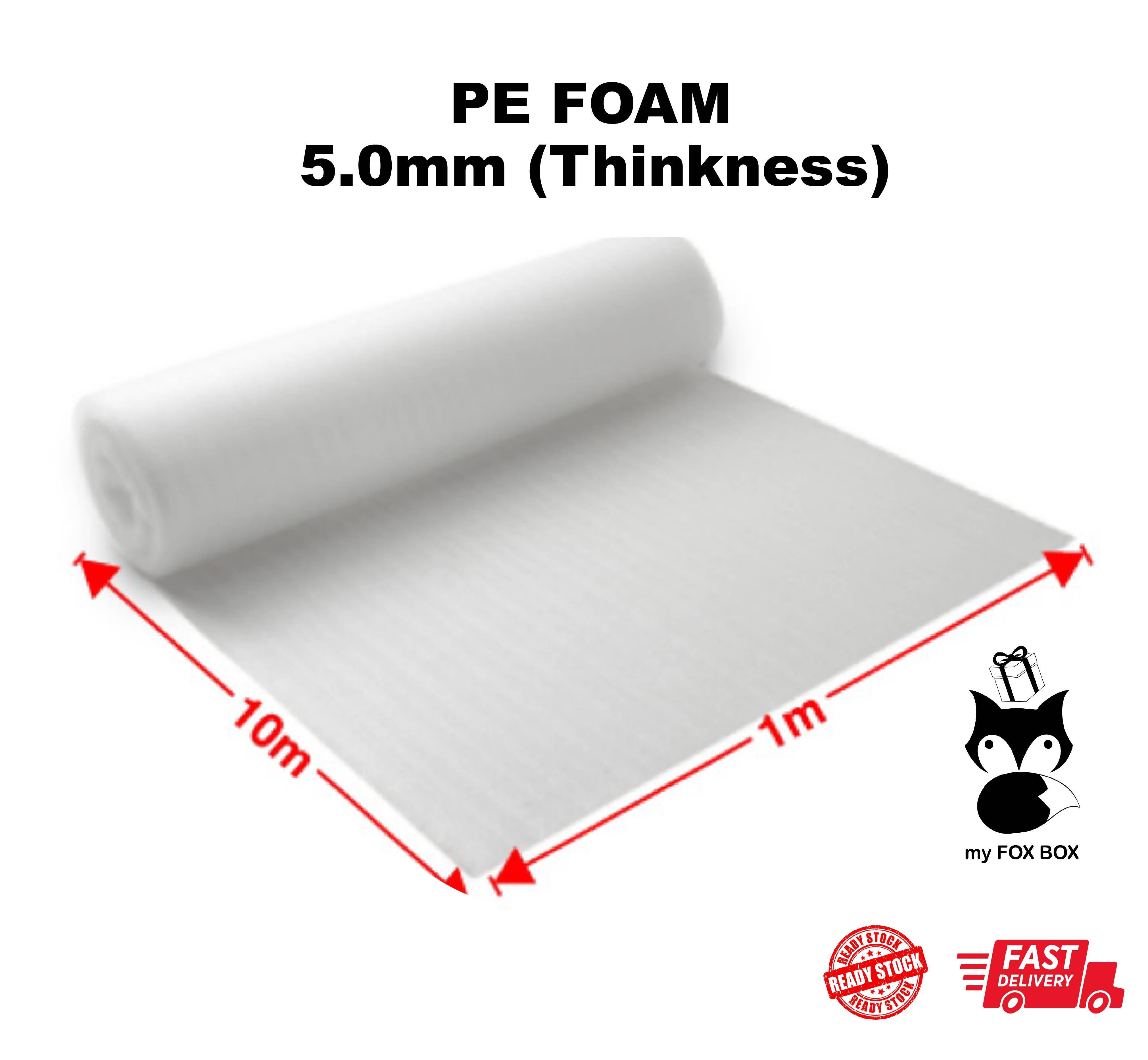 My Favor Packaging PE Foam 5mm x 1M x 5M/10M Roll PE FOAM POLYETHYLENE ...