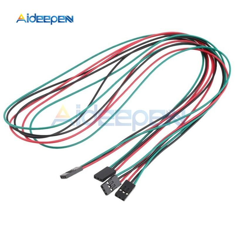 1Pcs 2Pin 3Pin 4Pin 70ซม.Dupont Line หญิงหญิง Dupont สาย3D เครื่องพิมพ์ ...