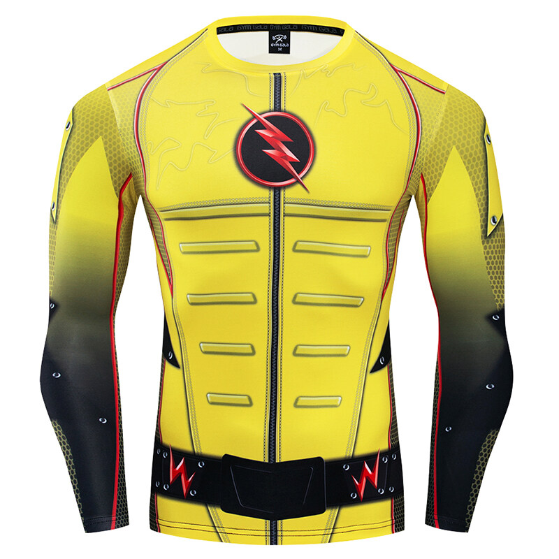 Mens Training Compression Shirt 3D Printed T-Shirt Gym Sports Running ...