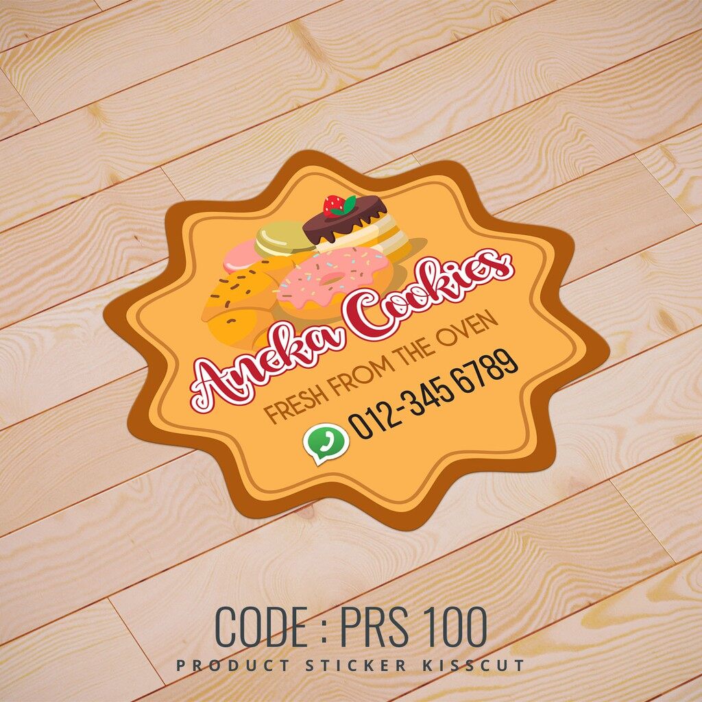 STICKER COOKIES KUIH RAYA STIKER PREMIUM COOKIES COKLAT DIP CHOCOJAR ...