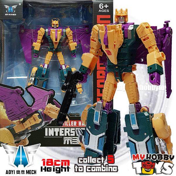 Aoyi Mech Transformable Robot H6002 1c Killer Hawk Interstellar Ko