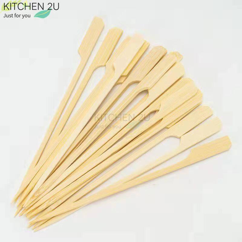 【Ready Stock】Bamboo BBQ Skewer Wooden Stick / 15cm Oden Stick Skewer ...