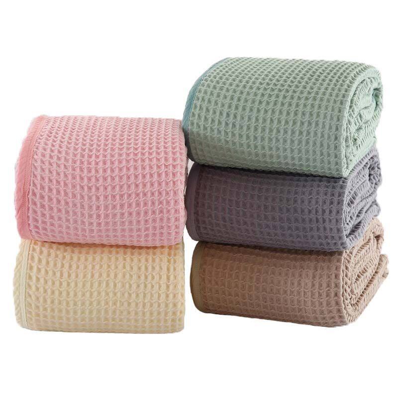 selimut hospital thermal blanket waffle design 100% cotton queen size ...