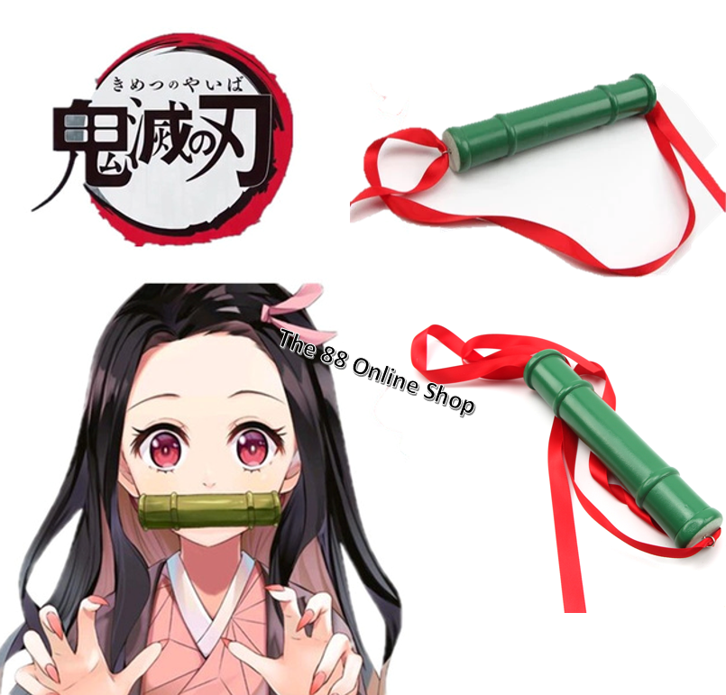 Demon Slayer Kimetsu No Yaiba Bamboo Tube Cosplay Prop Kamado Nezuko ...