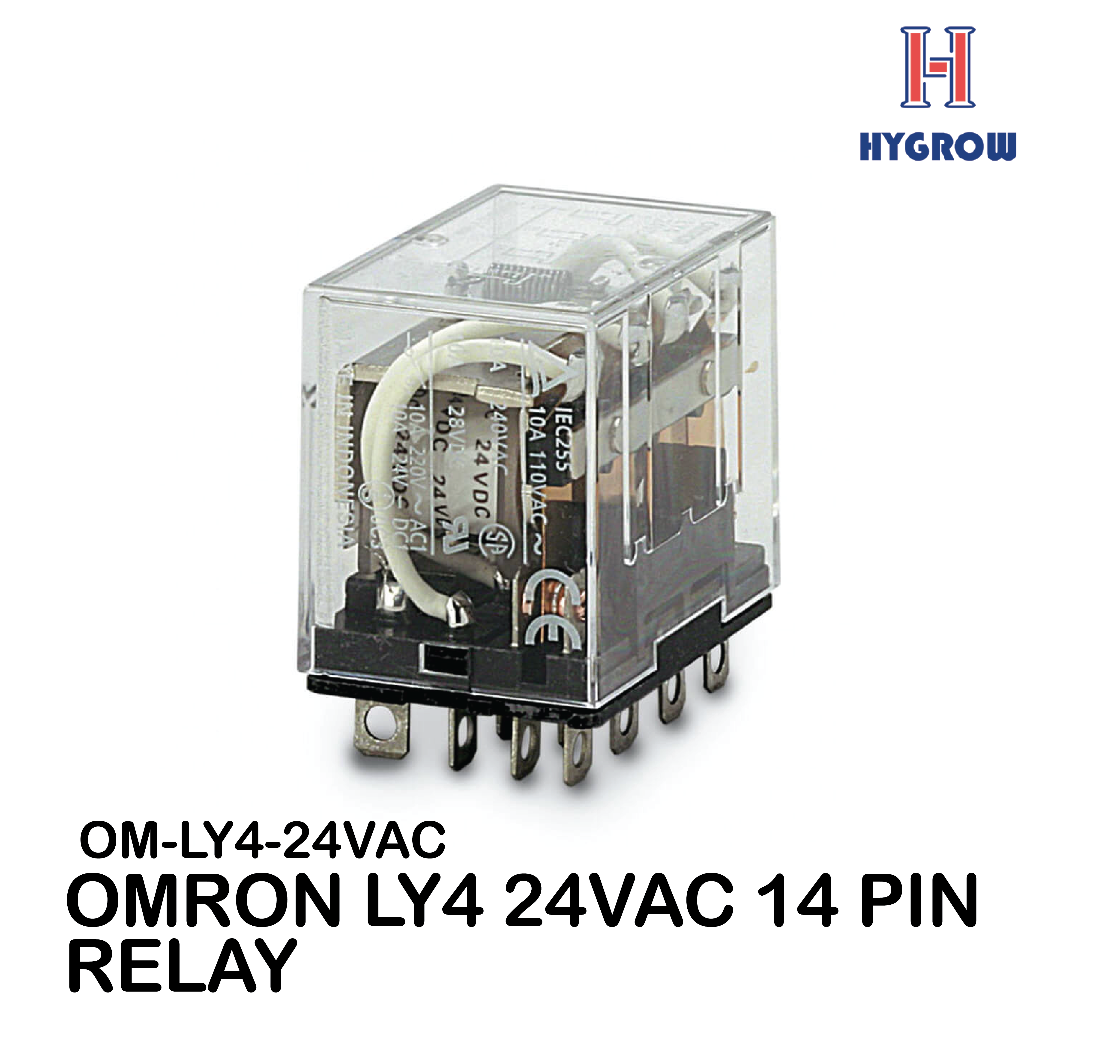 OMRON-LY4 24VAC 14 PIN RELAY | Lazada