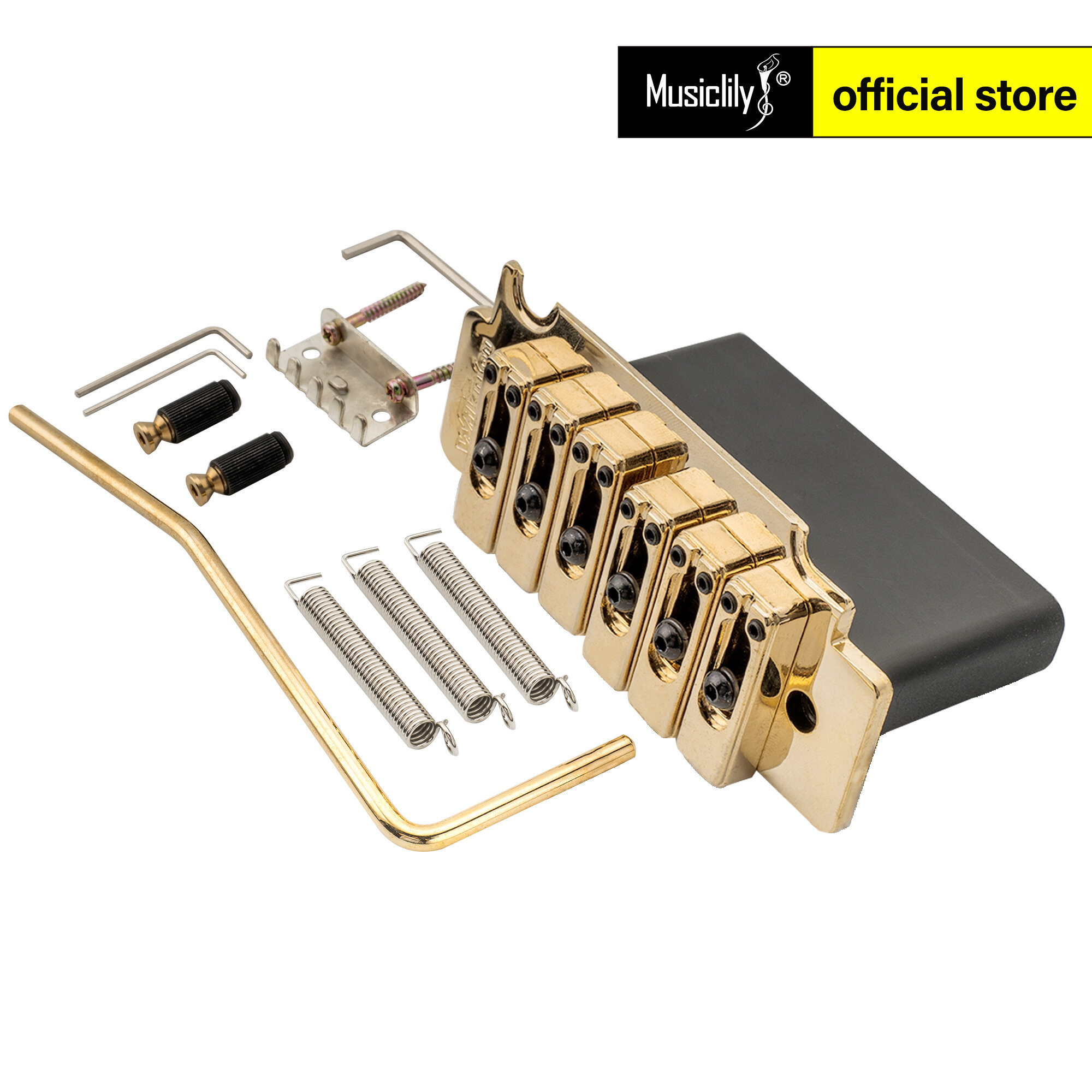 Wilkinson WVS50K 54mm 2-Point Locking Saddle Tremolo Bridge with Full ...