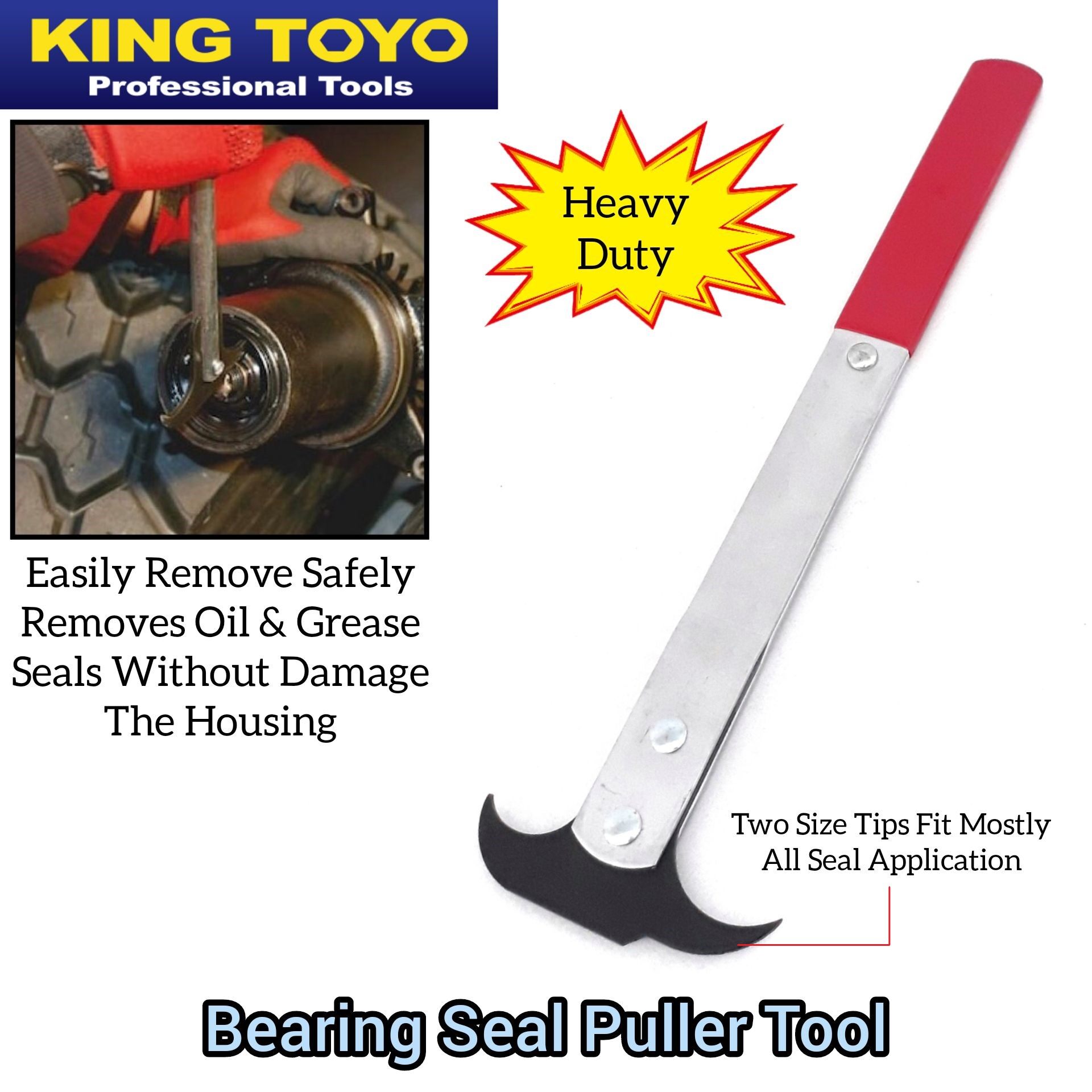 King Toyo Automotive Bearing Seal Puller Tool Oil Grease Puller ...