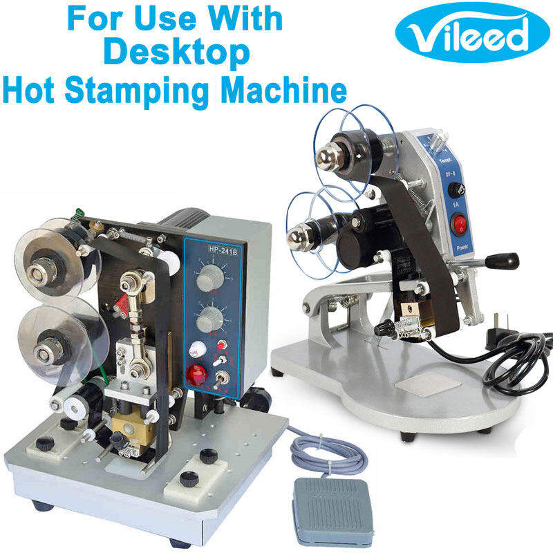 Vileed 6 Pack Hot Stamping Ribbon for Desktop Manual or Automatic Hot Foil Code Date Print ...